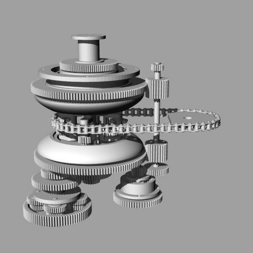3D 기구설계 -CVT transmission mechanical device – 비욘드3D