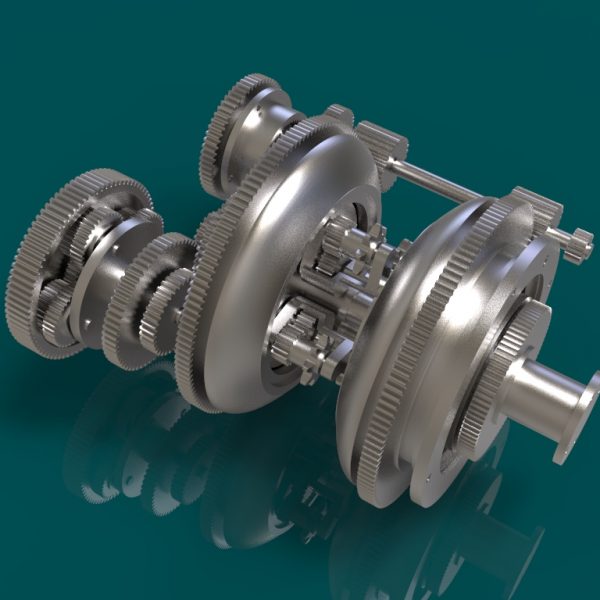 3D 기구설계 -CVT transmission mechanical device – 비욘드3D